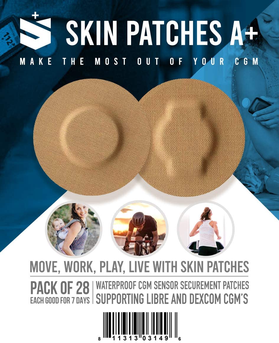 Adhesive Patches to Cover CGM Libre and Dexcom 28 Pack from S&J DME ...